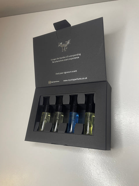 4 x 3ML Discovery Set – Mystiq Parfums
